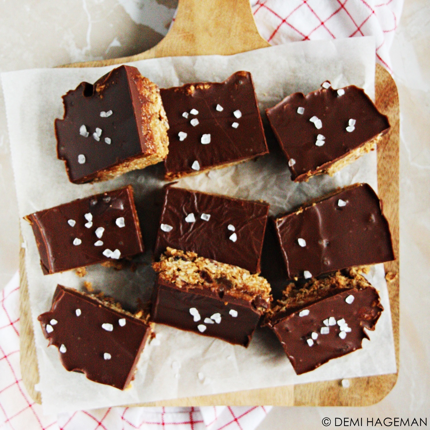 No bake havermoutrepen met pindakaas en chocolade - gezond ...