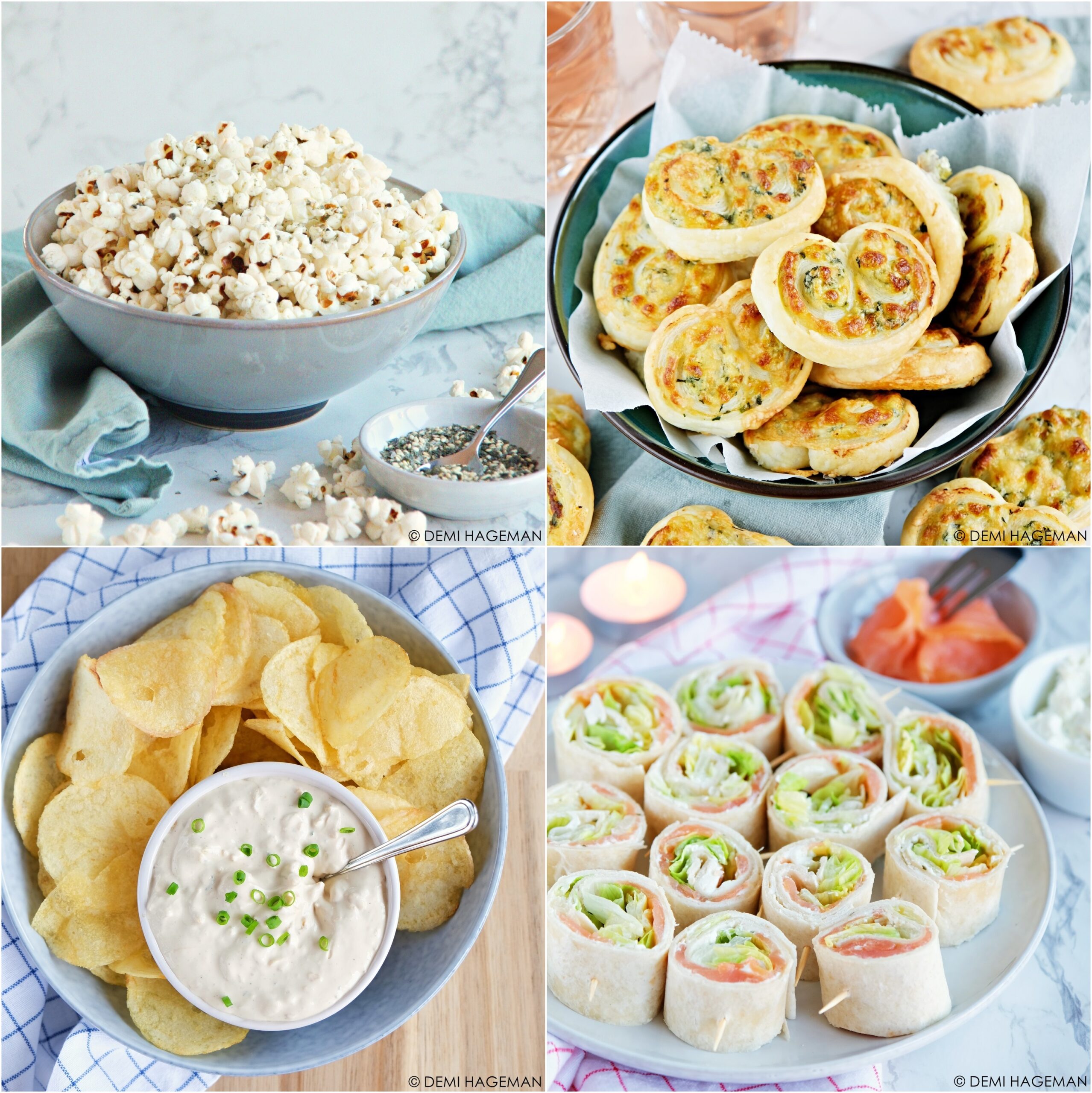 Snacks voor op de bank - lekkere snackrecepten - StudioKOOK